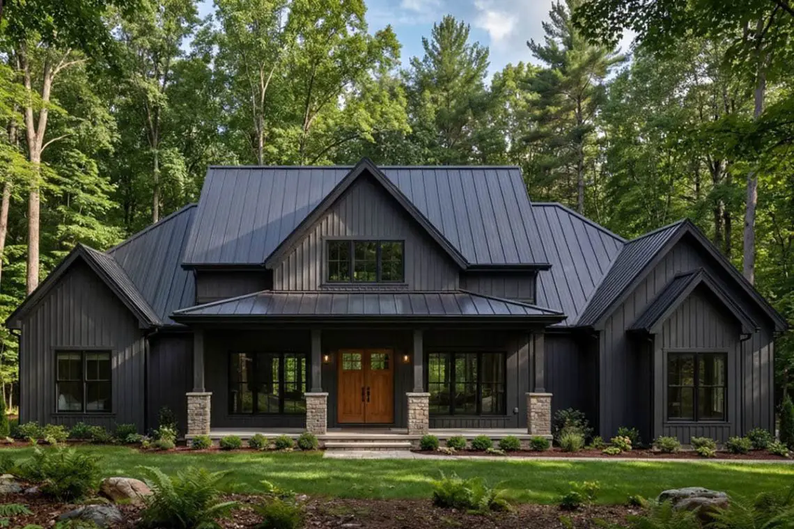 Modern Farmhouse with Split Bedrooms and Bonus Space – Spacious ...