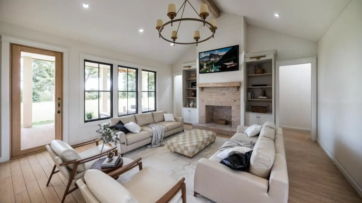 4-Bed Modern Farmhouse Plan with Vaulted Master Bedroom – 2,343 Sq Ft ...