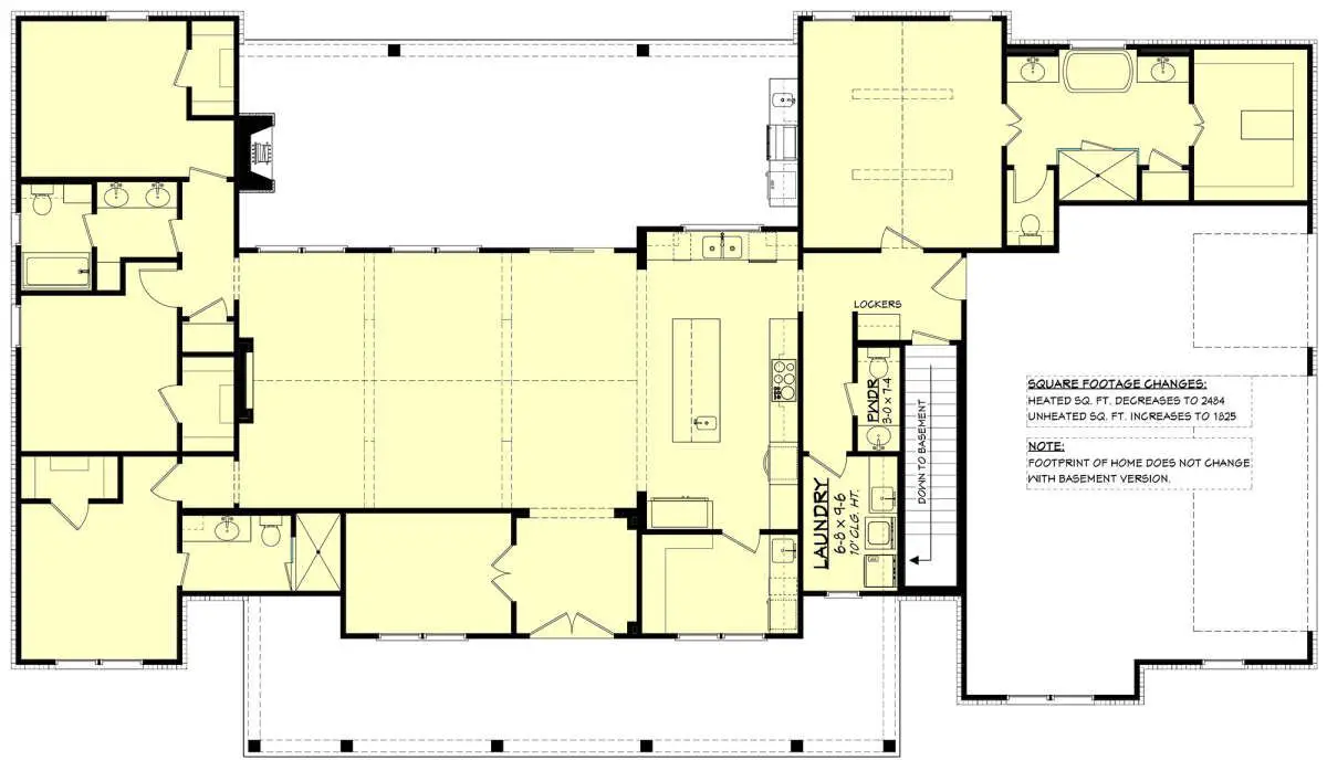2500 Sq Ft Modern Farmhouse with 4 Bedrooms, 3.5 Baths & 3-Car Garage ...