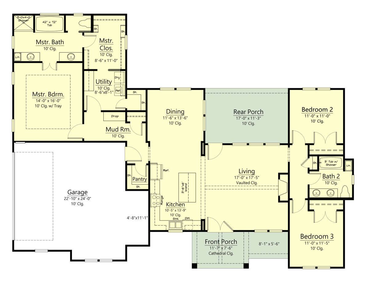 Cozy 1,800 Sq Ft Modern Farmhouse – 3 Beds & 2 Baths | Functional One ...