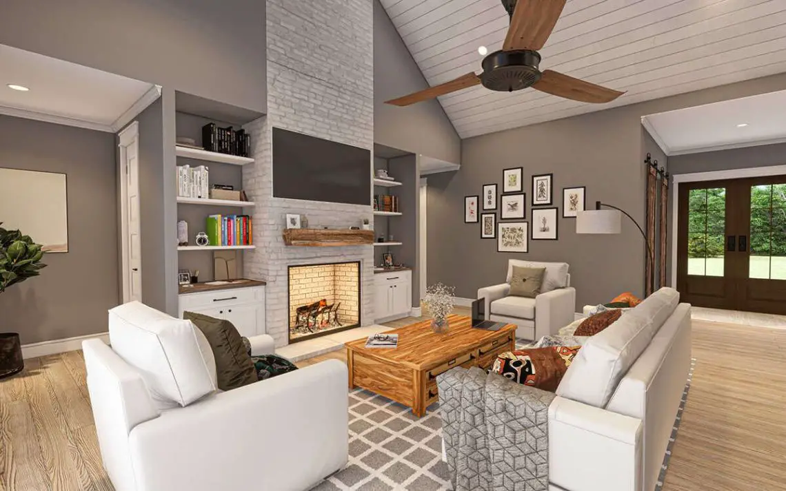 Attractive Modern Farmhouse Plan with Bonus Room & Bath Over Garage ...