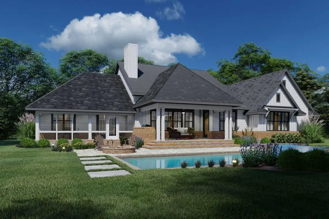 Showstopping 3,077 Sq Ft Modern Farmhouse with Multiple Porches, Bonus ...