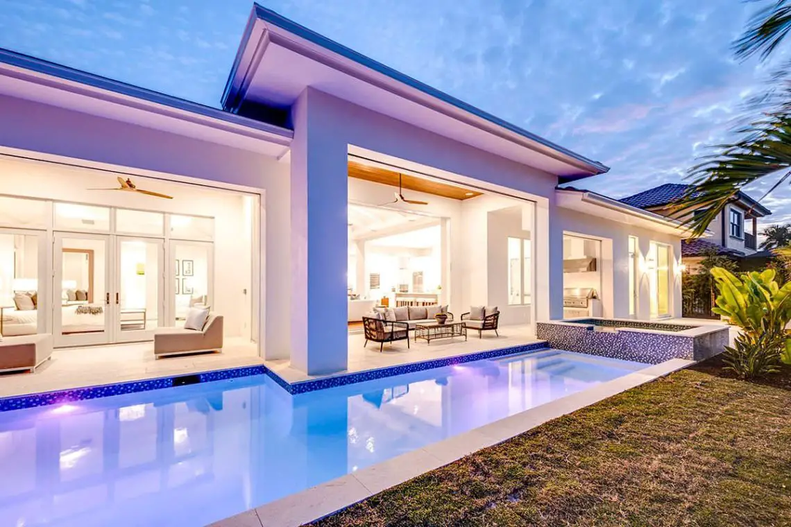 One-Level Beach House Plan with Open-Concept Floor Plan – 4,068 Sq Ft ...