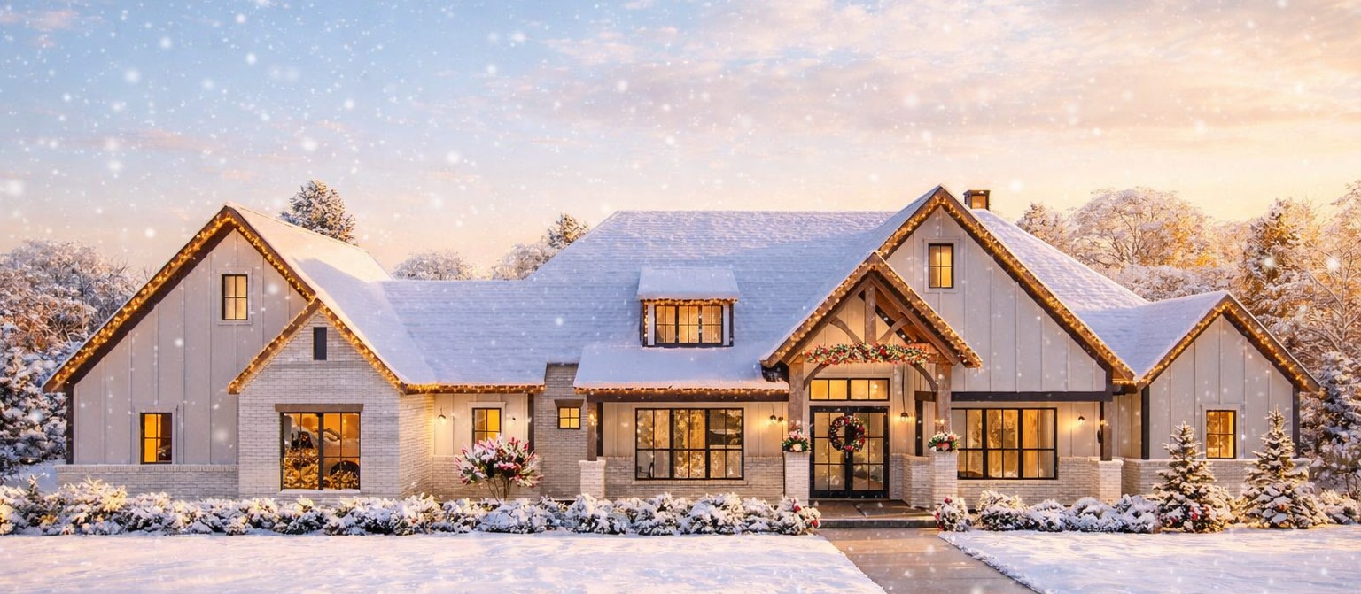 Expanded One-Level New American Craftsman House Plan with Home Office ...